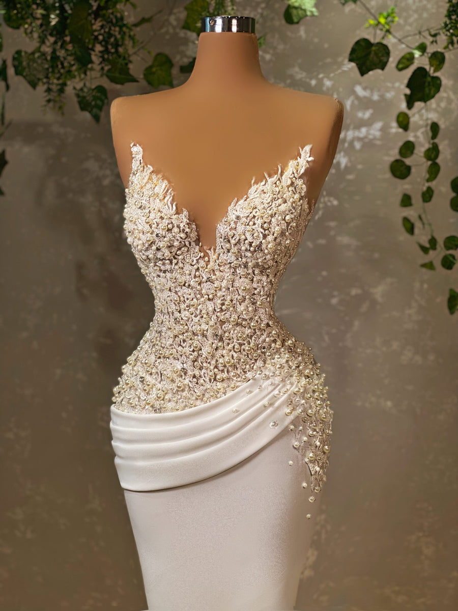 White Pearl Dress – Goddess Exclusive